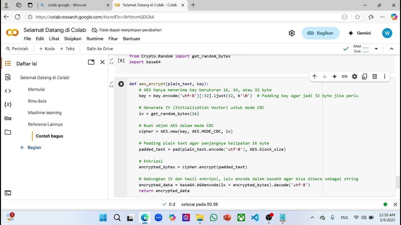 Enkripsi dan Deskripsi Menggunakan AES ( Advance Encryption Standar ...