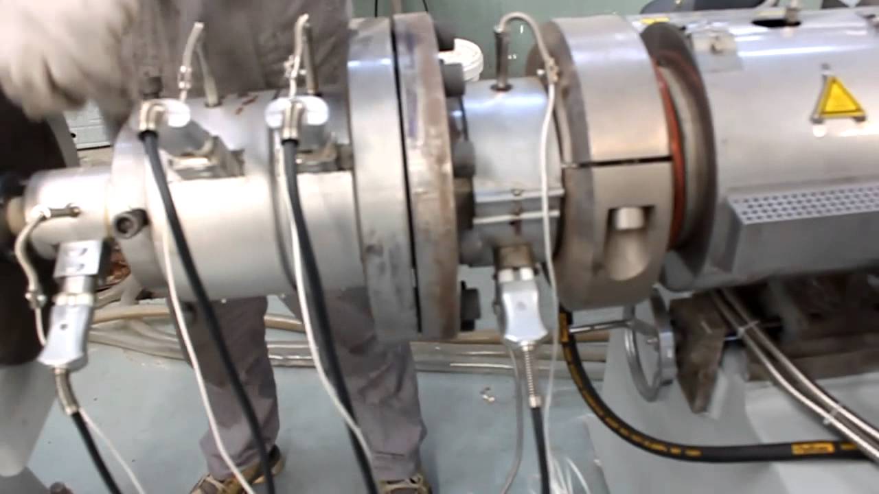 CPVC Pipe extrusion production machine_Extrusion tech - YouTube