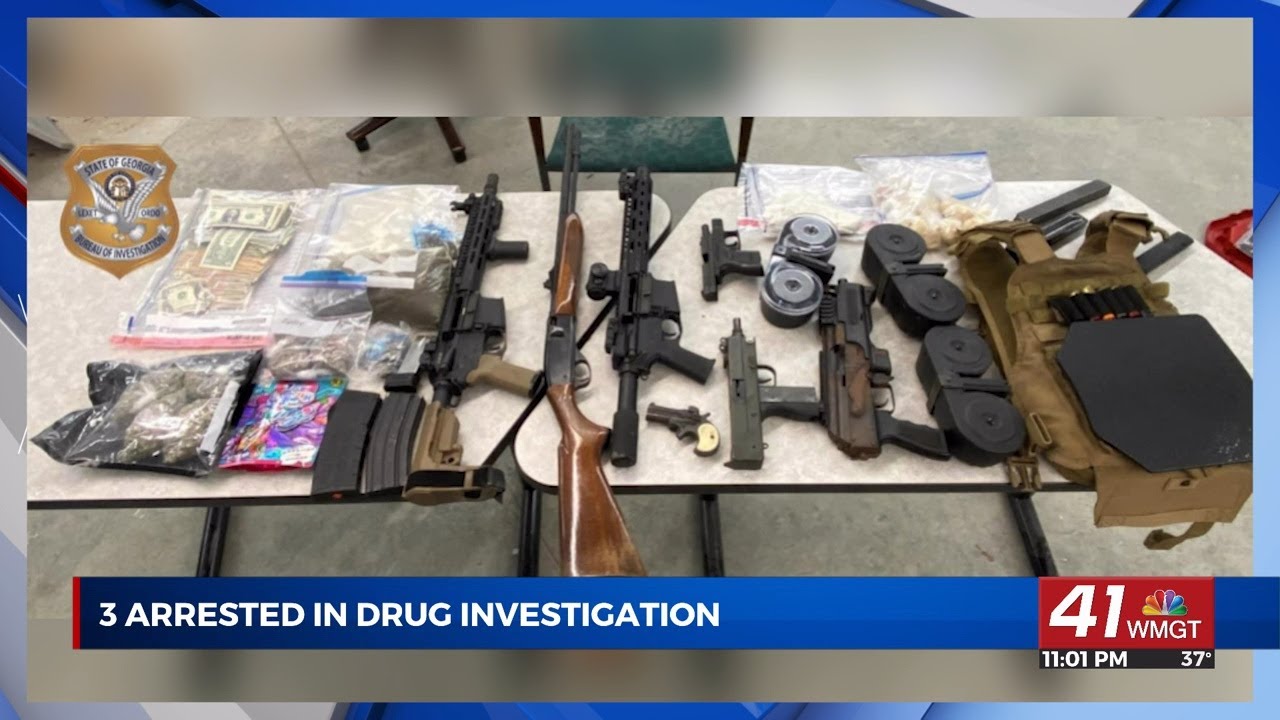 GBI arrests three in Middle Georgia drug bust; meth trafficking ...