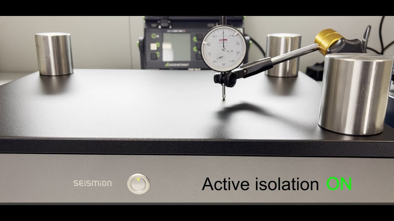 Active vibration isolation by Seismion: passive versus active isolation ...