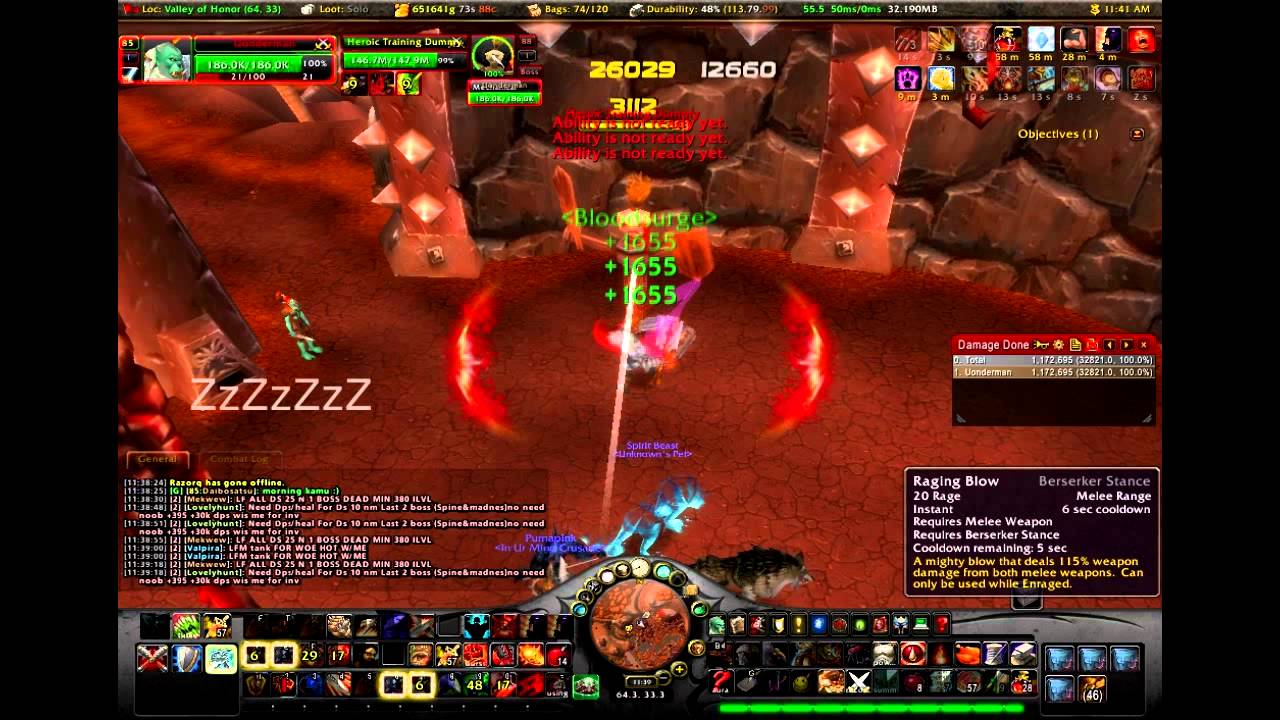 Perfect work Gurthalak hc on Monster-wow - YouTube