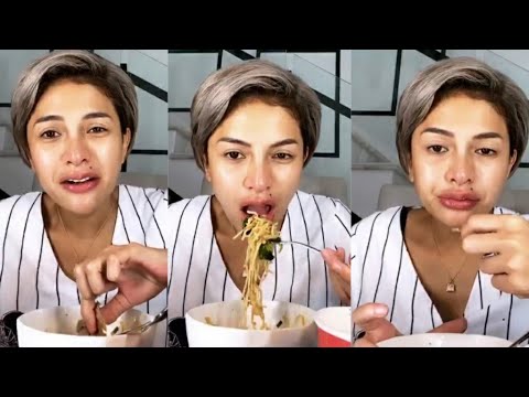 NIKITA MIRZANI LAGI MAKAN MIE AYAM LIVE IG  #nikitamirzani