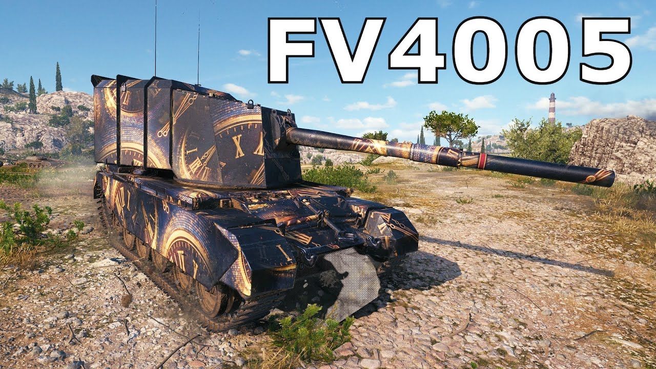 World of Tanks FV4005 Stage II - 1 Kills 10,2K Damage - YouTube
