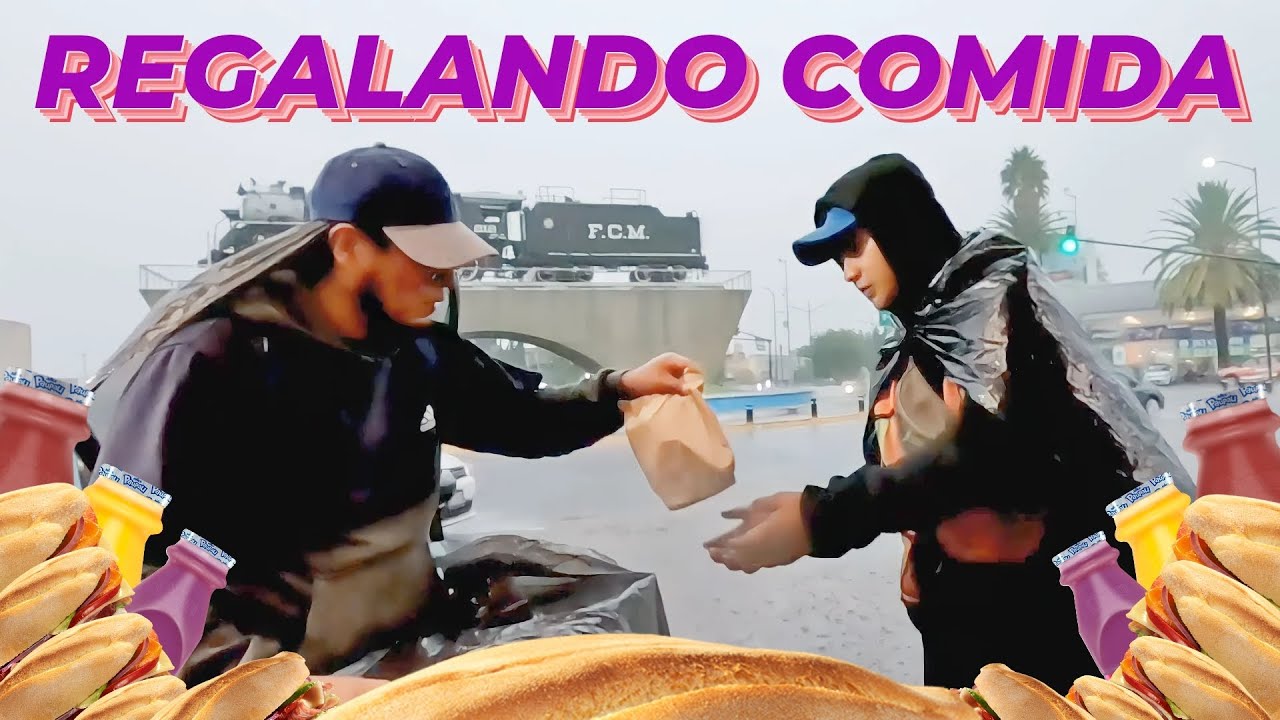 Regalando Comida en la Calle 🧃 - YouTube