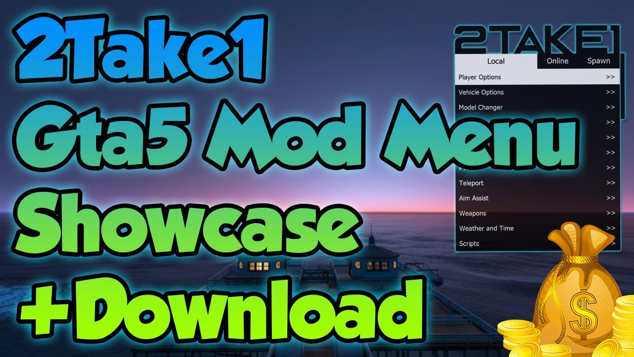 2Take1 GTA5 MOD MENU + [DOWNLOAD] - YouTube