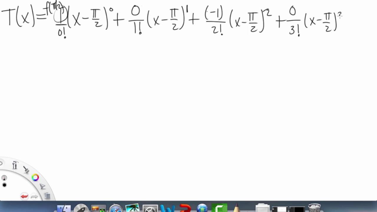 Taylor Series | Example 3 | Single Variable Calculus for Sci & Eng ...