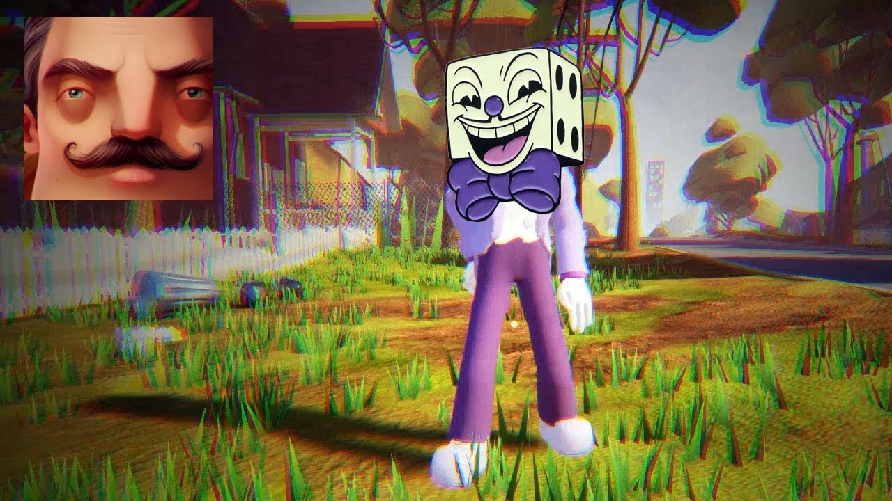 Hello Neighbor - My New Neighbor King Dice Cuphead BOSS Act 1 Gameplay ...