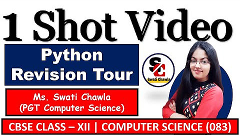 Python Revision Tour - YouTube