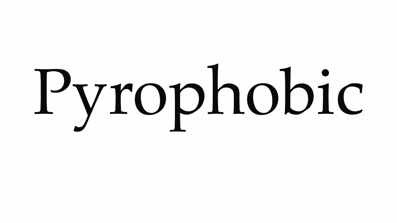 How to Pronounce Pyrophobic - YouTube