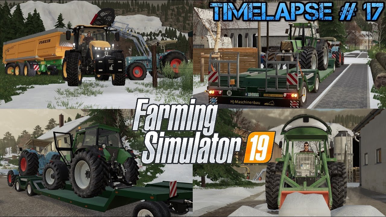 HEAVY TRANSPORT in SNOW! ️☃️ A JCB Fastrac in Walchen? 😱🚜💨| [FS19 ...