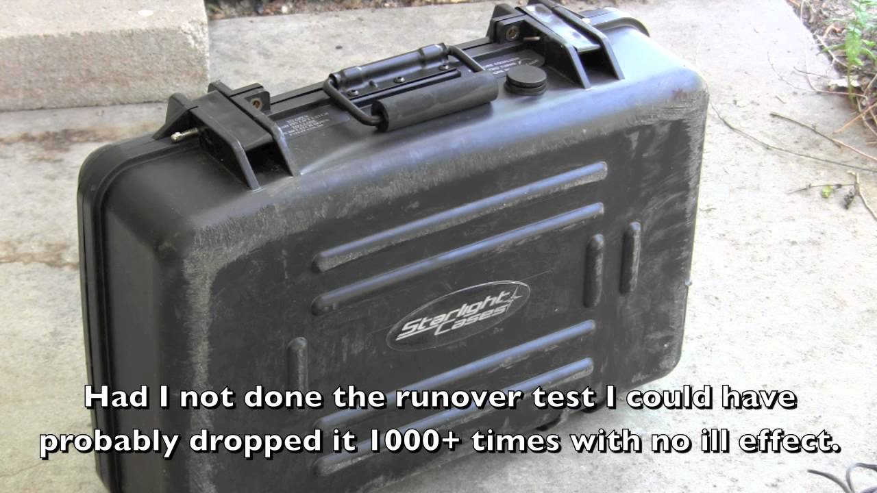 Crushing a Starlight Cases Pistol Case - YouTube