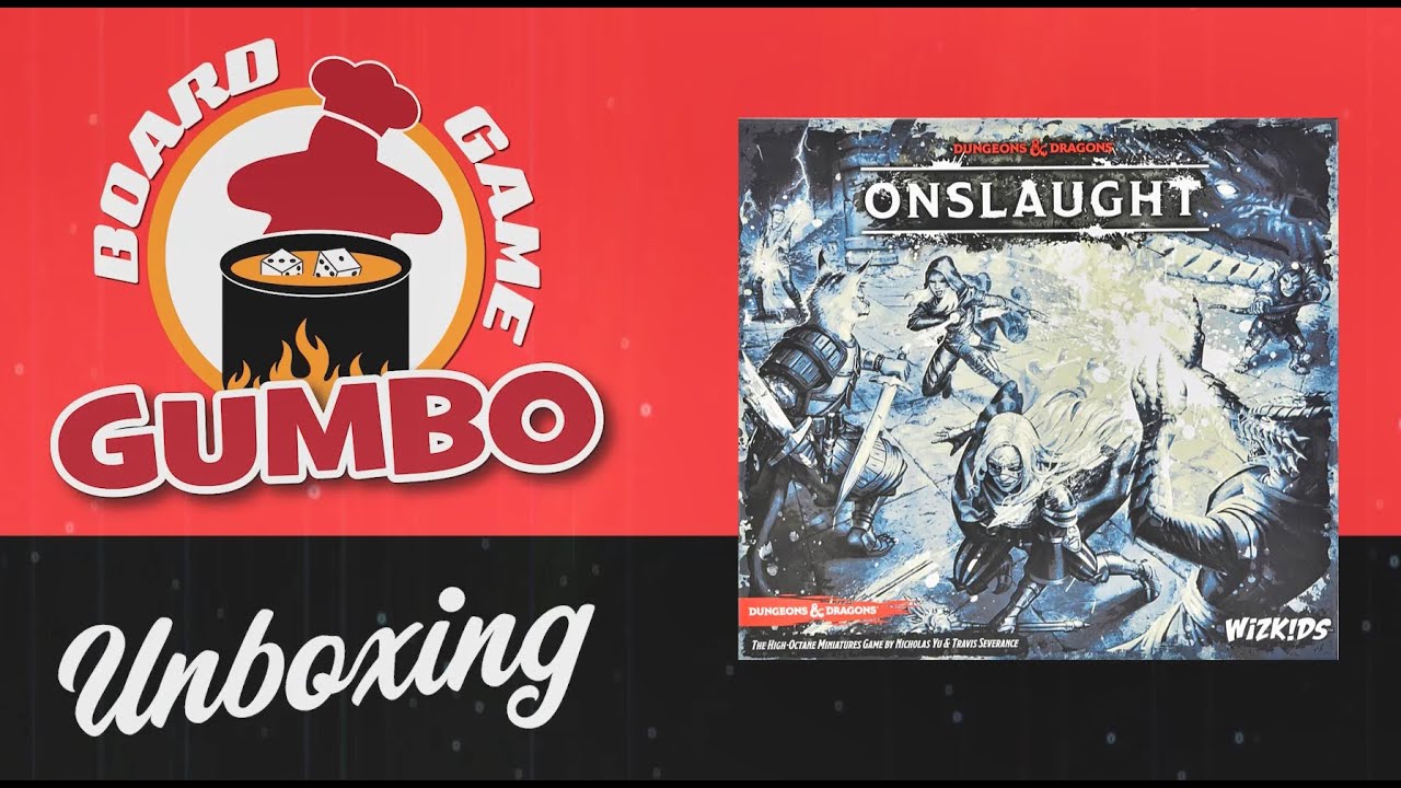 Dungeons & Dragons Onslaught Core Box Unboxing - YouTube