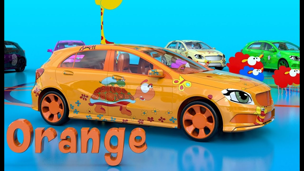 Colorful cars. Fun Learn Colors For Kids With Cars in 3D Learning ...