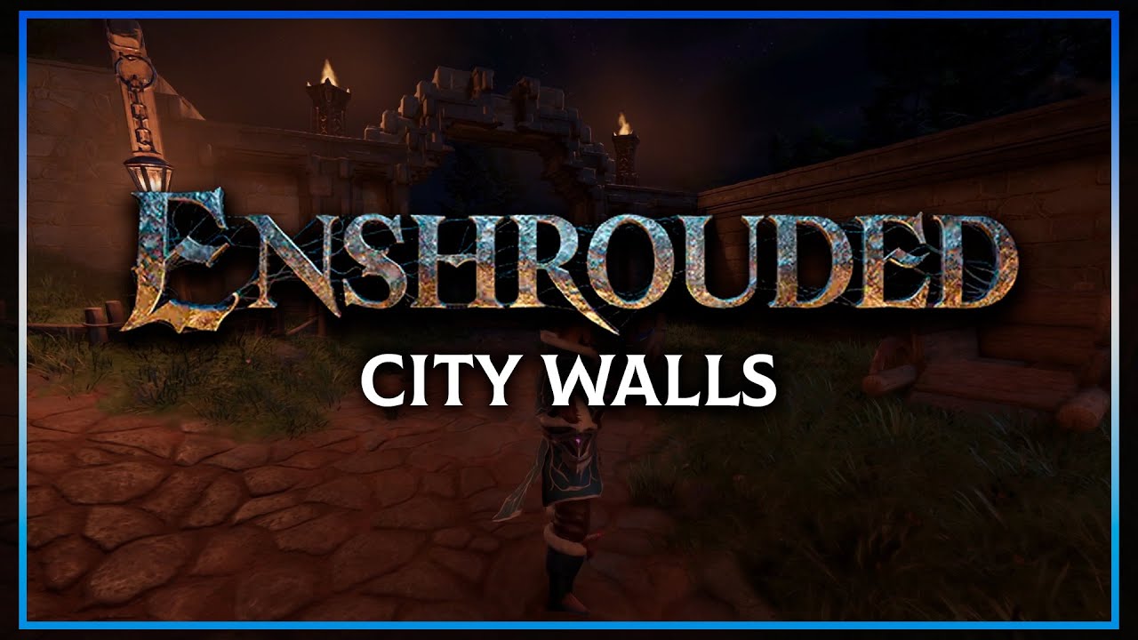 Enshrouded: Building City Walls - YouTube