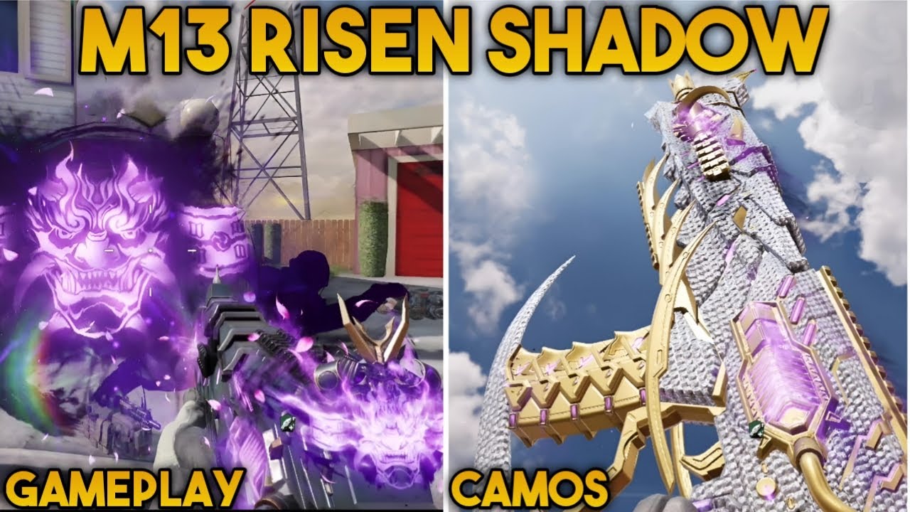 LEGENDARY M13 RISEN SHADOW GAMEPLAY & ALL CAMOS SEASONAL COMEPLETIONIST ...