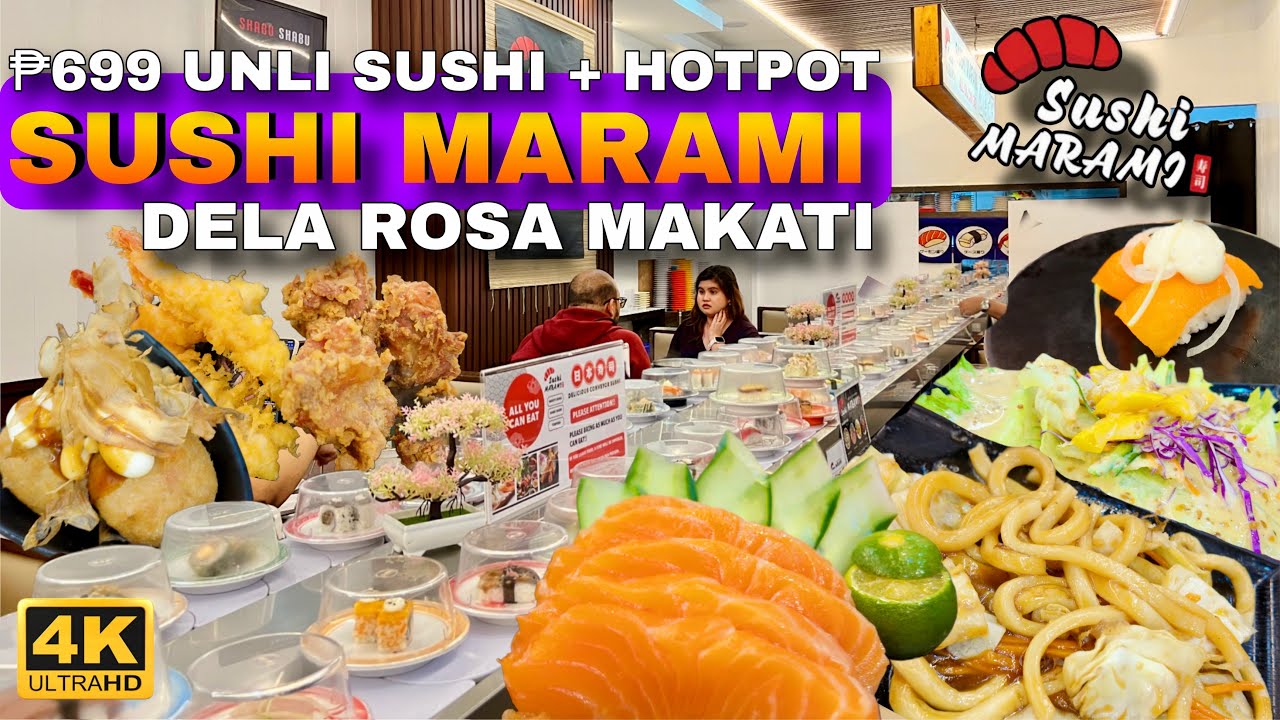 SUSHI MARAMI Buffet in Makati | ₱699 for Conveyor Belt SUSHI ...