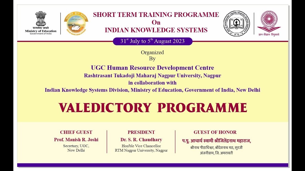 VALEDICTORY PROGRAMME 2023 - YouTube