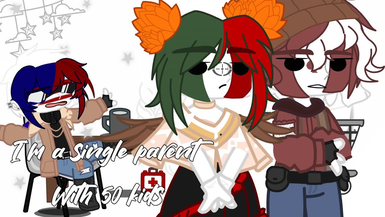 I’m a single parent with 50 kids|CountryHumans|Ft.Mexico,Canada, & USA ...
