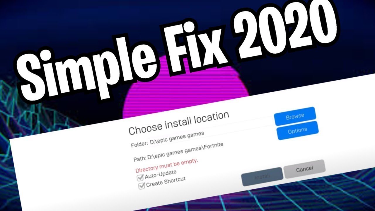 Easy fix (2020( Directory must be empty - YouTube