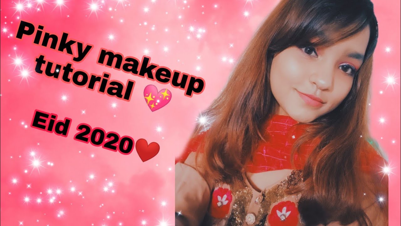 Pinky makeup tutorial for eid 💖...#simple_makeup - YouTube