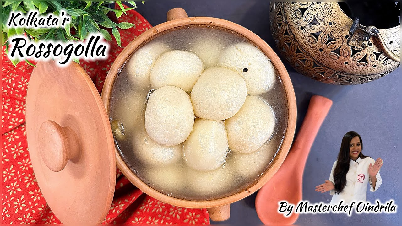 কলকাতার রসগোল্লা | Soft & Spongy Kolkata Rossogolla Recipe | Make ...