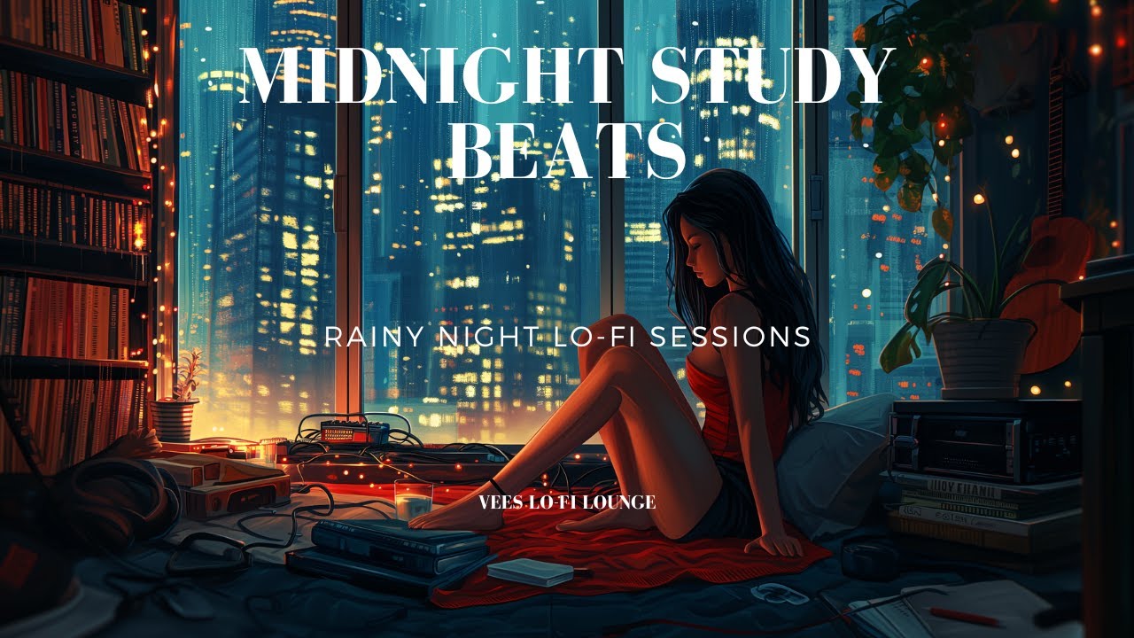 Midnight Study Beats: Rainy Night LoFi Sessions - YouTube