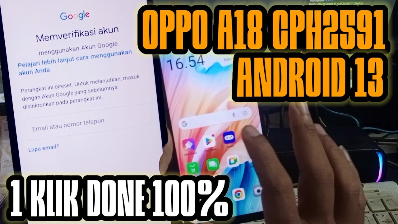FRP OPPO A18 CPH2591 DONE ||| UNLOCKTOOL 2024 - YouTube