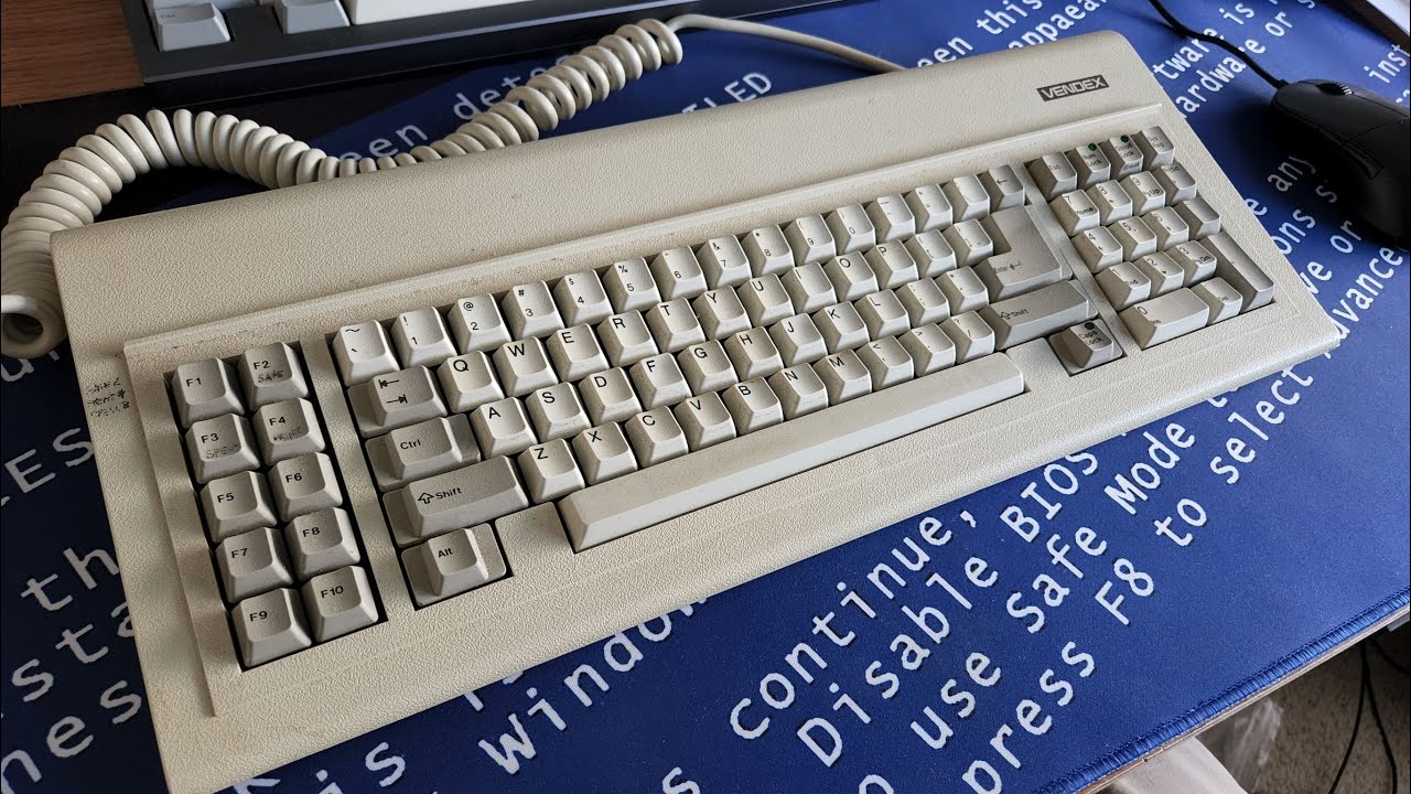 NMB 112763-001 Keyboard Typing Demo - YouTube