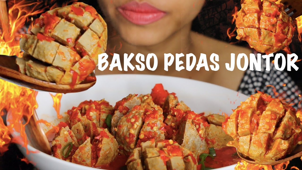 Asmr Bakso Pedas Jontor Asmr Mukbang Indonesia Satisfying Sounds