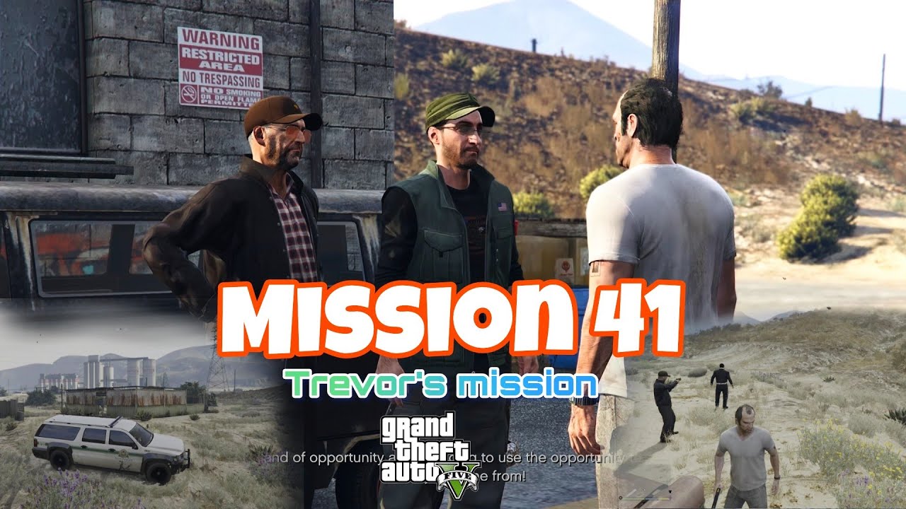 (GTA 5 ) Mission 41 (Trevor's mission) - YouTube