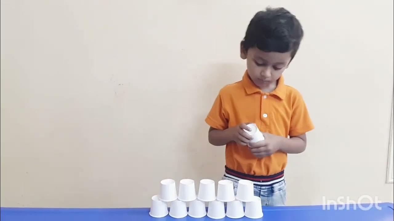 The Balancing Activity with the paper cups. - YouTube