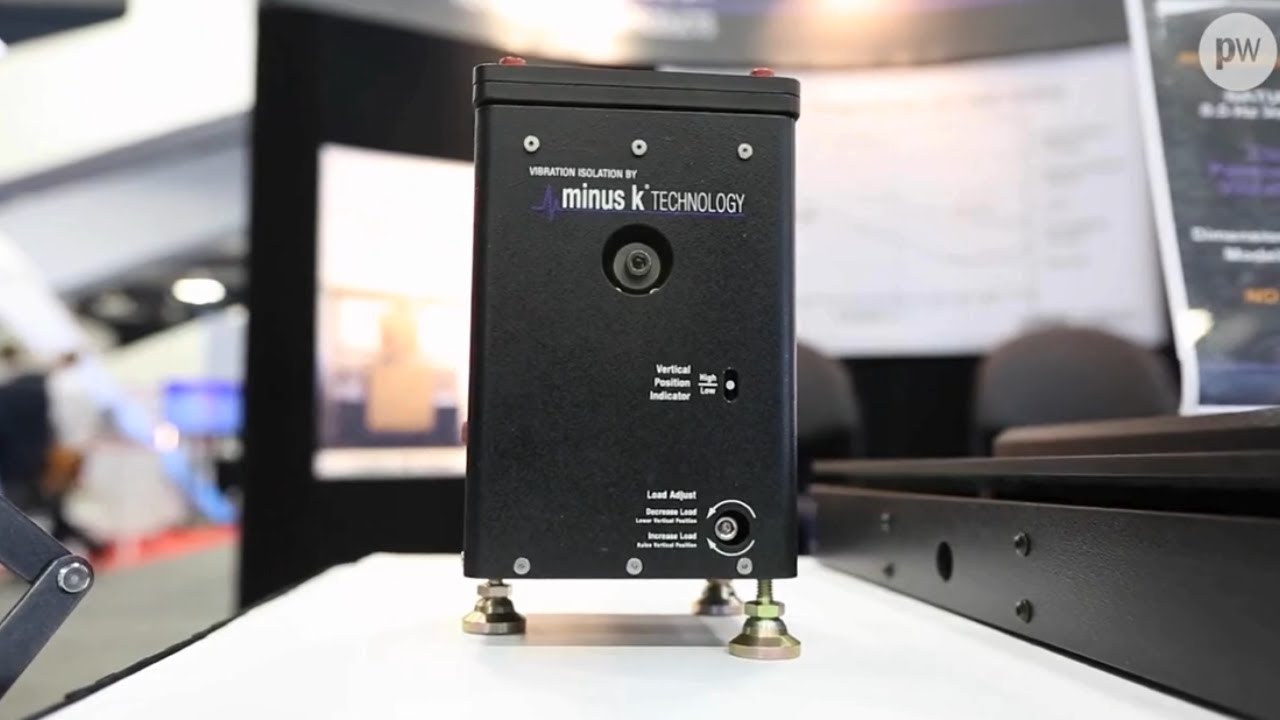 Minus K - LC-4 Ultra Compact Vibration Isolators - YouTube