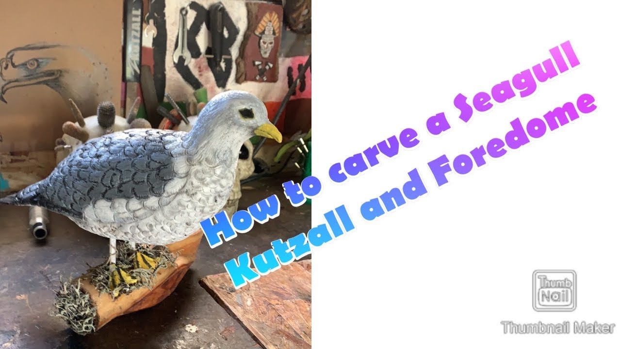 How to carve a seagull - YouTube