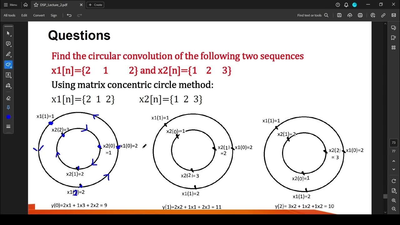 Speech Processing - Lecture 2 - circular convolution - YouTube