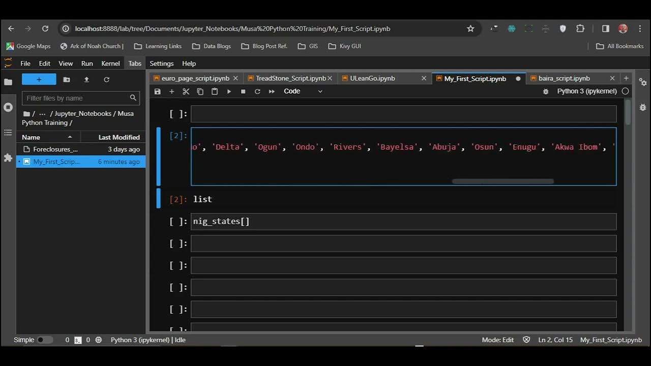 Python Programming for GIS in Hausa Language - 004 - YouTube