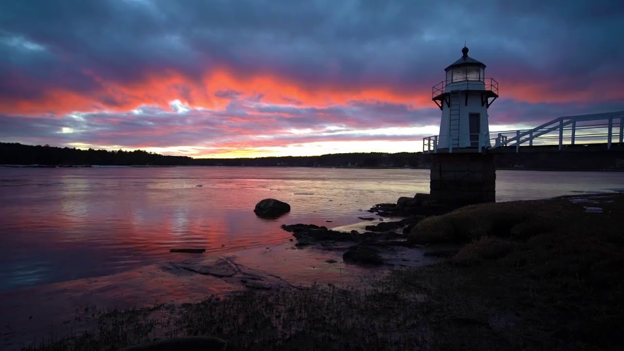 Doubling Point Lighthouse, Arrowsic, Maine - YouTube