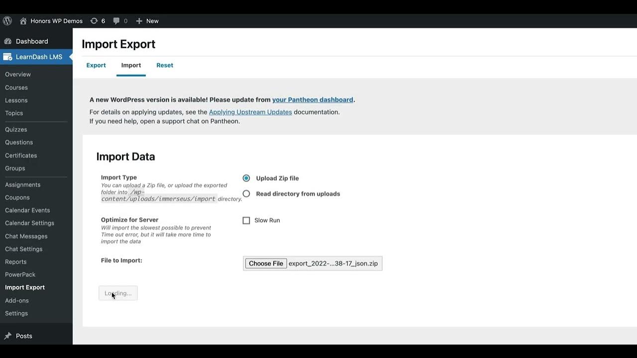 Import & Export Tool for LearnDash - Importing Courses Walkthrough - YouTube