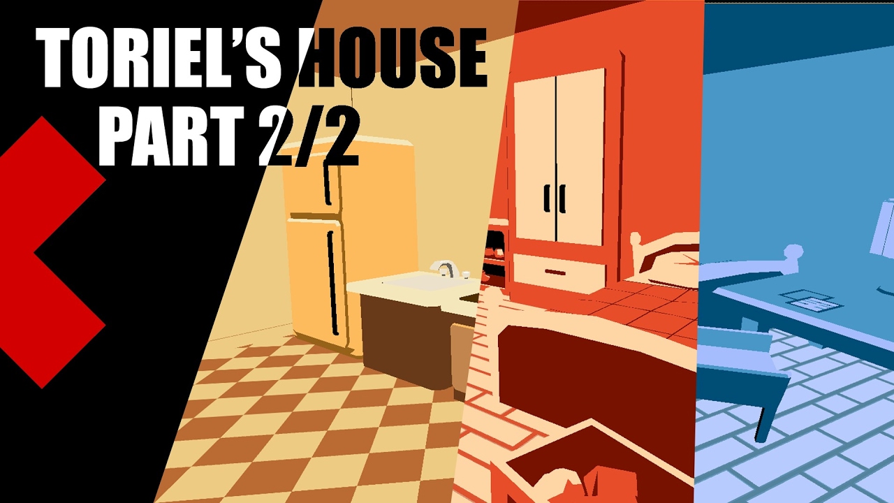 Undertale 3D | Toriel's House Timelapse (Part2) - YouTube