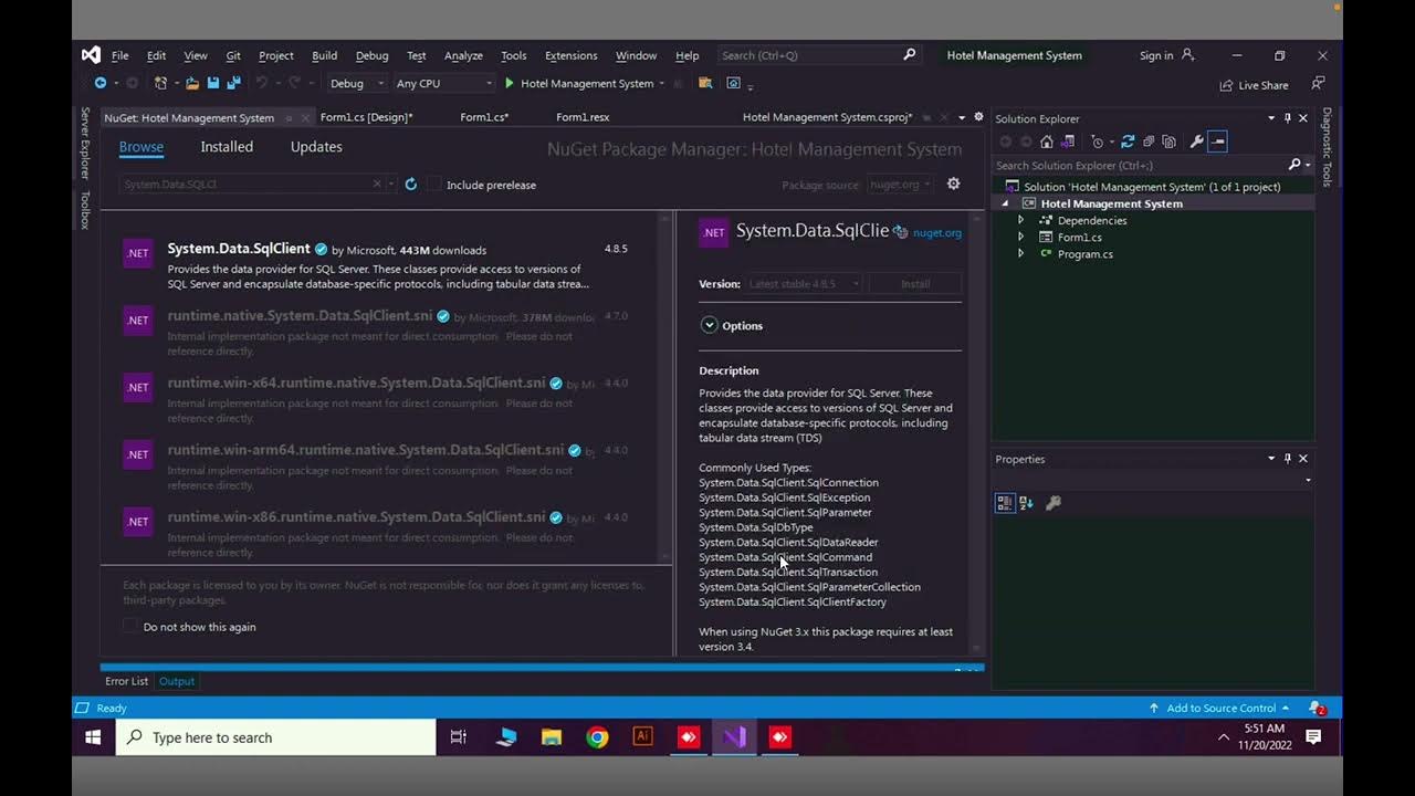 How To Create Sqlconnection Create A Hotel Management System Using Framework Visual C