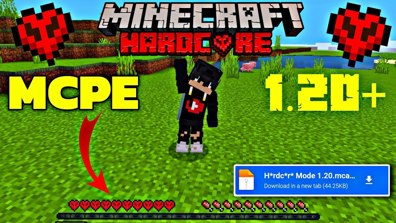 Hardcore Mode Minecraft Pe 1 20 π How To Play Hardcore Mode In