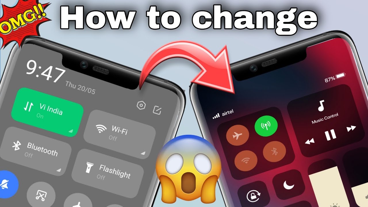android into iphone / how to turn android into iphone / android ko ...