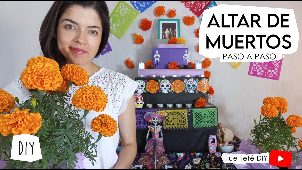 Como hacer un altar de muertos paso a paso / Día de muertos - YouTube