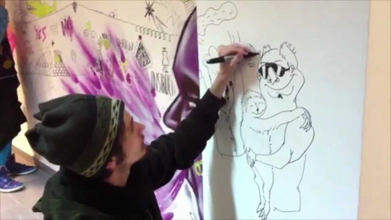Niv Majar Wall Drawing - YouTube