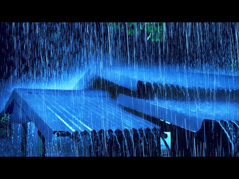 Sueño Profundo Perfecto Durante Noche Lluviosa ⚡ Sonidos De Lluvia Intensa Para Dormir y Truenos