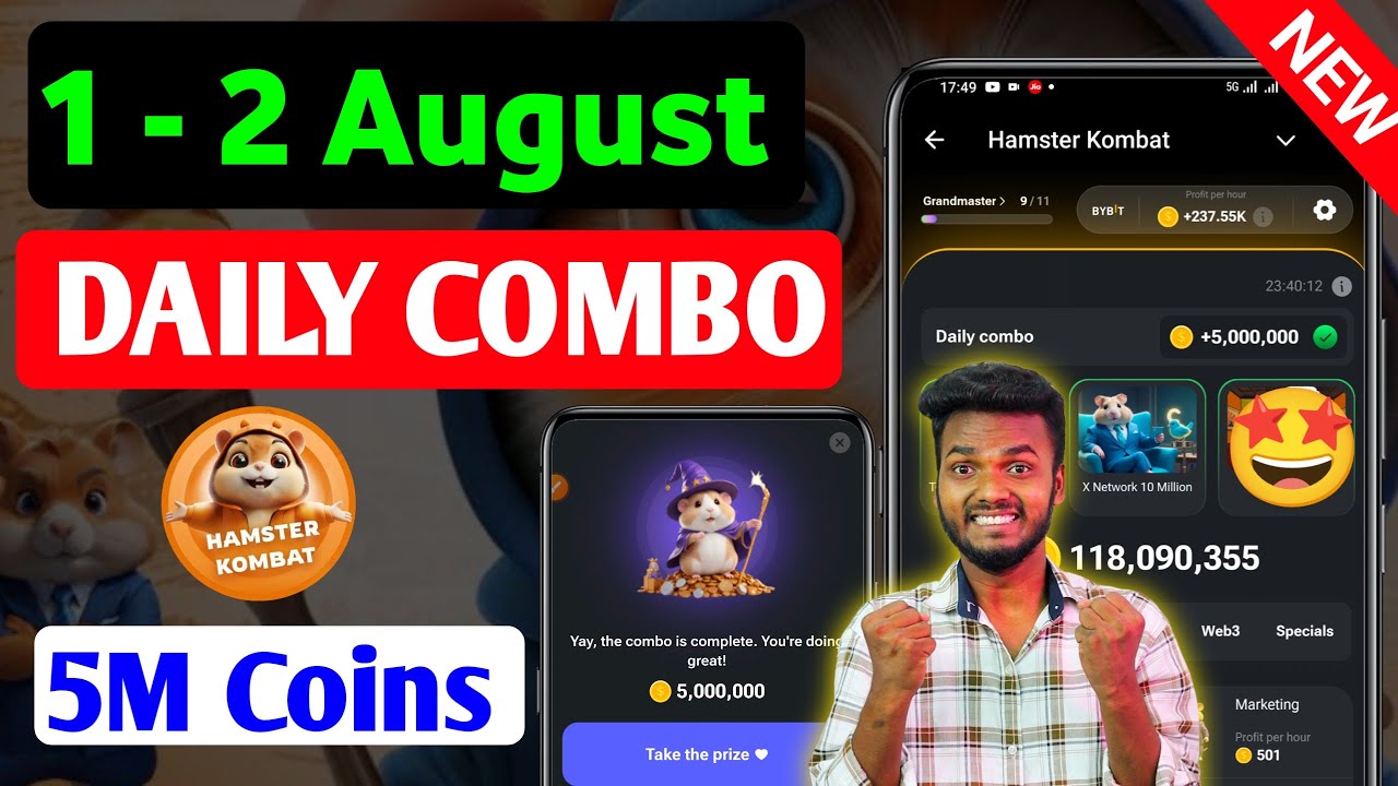 2 August Daily Combo | Hamster Kombat Daily Combo Today | 2 August ...