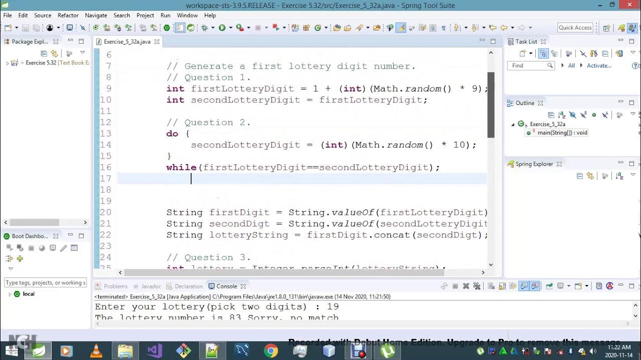 Introduction To Java Programming Exercise 5 32b - YouTube