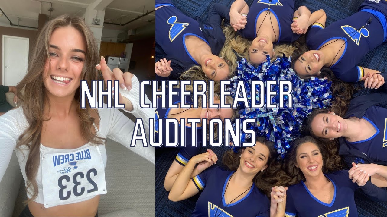 I Auditioned To Be A Professional Cheerleader For The Nhl St Louis Blues Blue Crew Nhl Ice