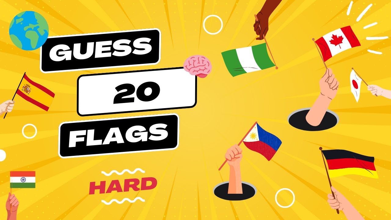 Guess the Flag Quiz - Hard - 5 seconds to answer each! - YouTube