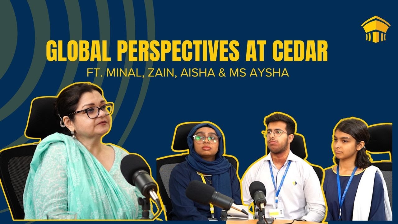 Global Perspectives at Cedar - Ft Aysha Sheikh - YouTube