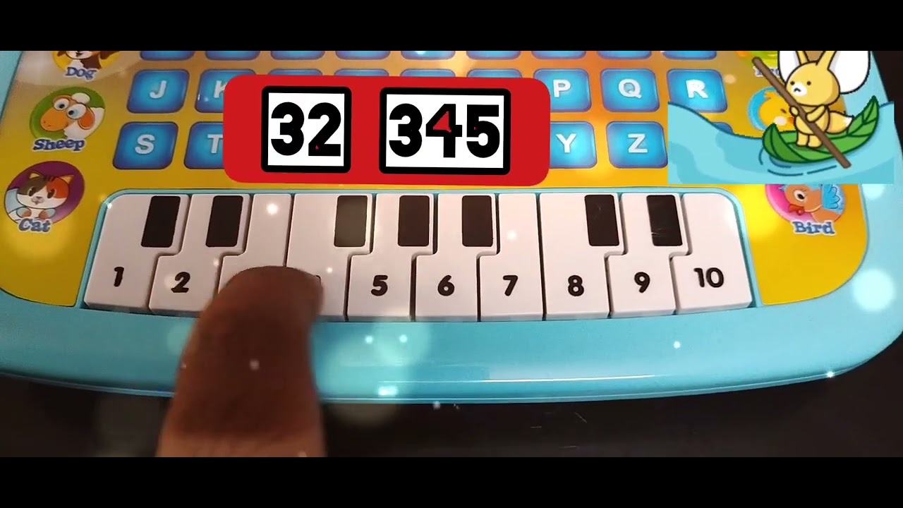 Row row row your boat | Small keyboard 🎹 Tutorial | Teach your toddler ...